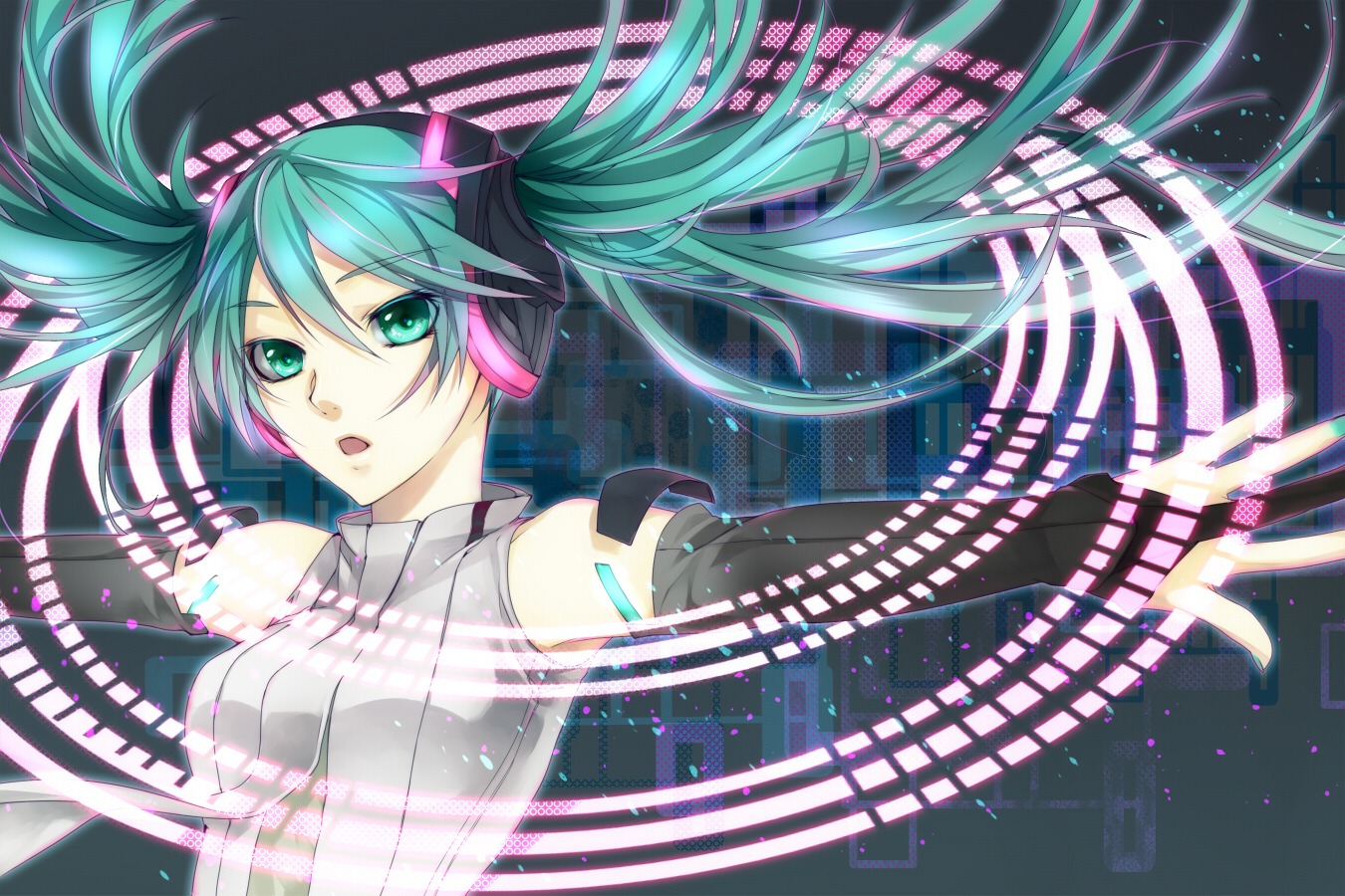 aoshiki vocaloid vocaloid append hatsune miku miku append | #136610 | yande.re